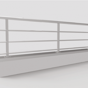 Railing coping slabs | Claerhout Aluminium